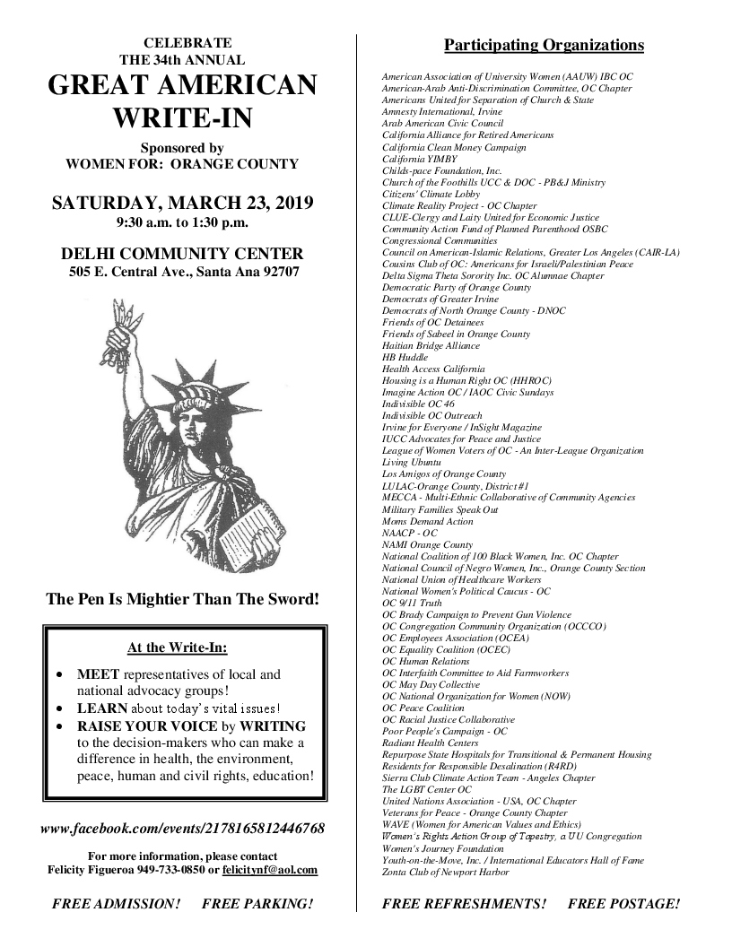Great American Write–In